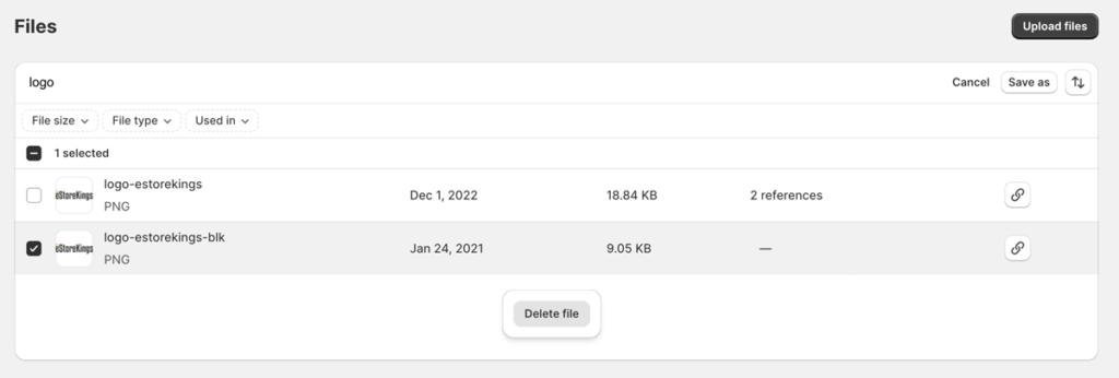 How to Delete Files in Shopify - eStoreKings