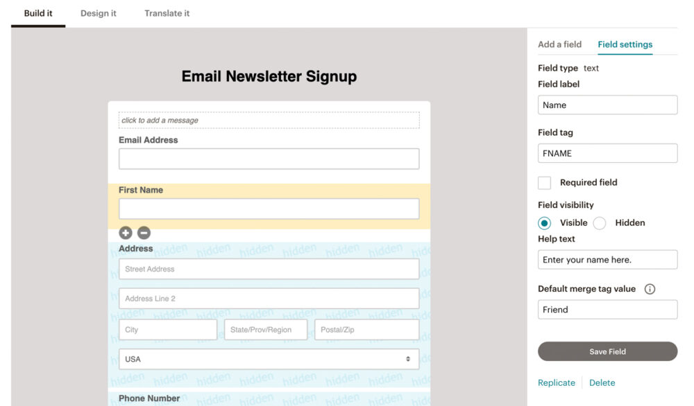 How to Create a Simple Signup Form in Mailchimp - eStoreKings